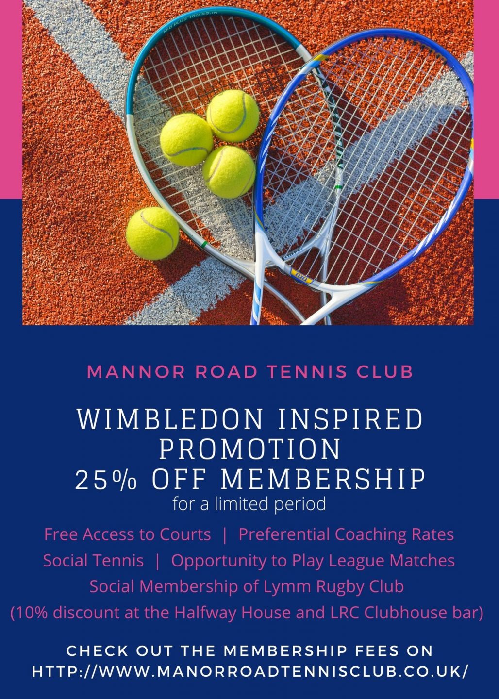 Wimbledon Inspired Promotion | Lymm RFC