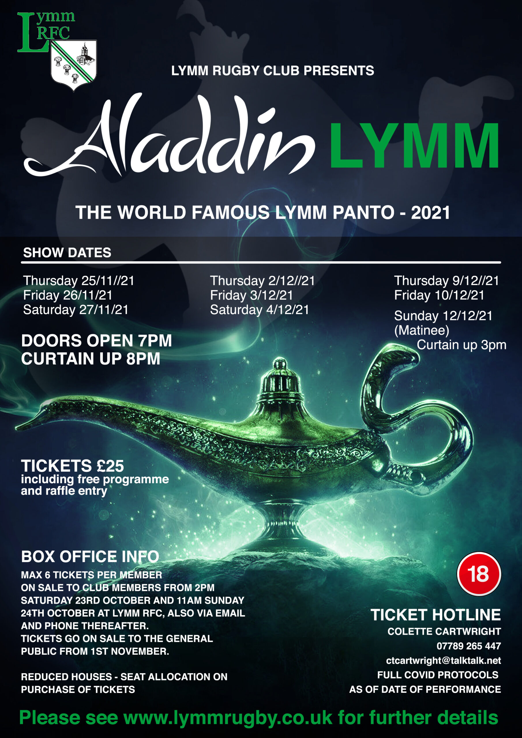 The Lymm Rugby Club Panto is Back! | Lymm RFC