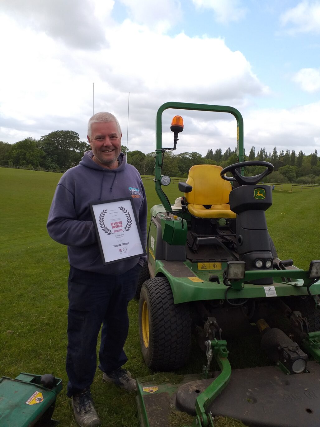 Andy Jackson, RFU Club Volunteer Recognition Award | Lymm RFC