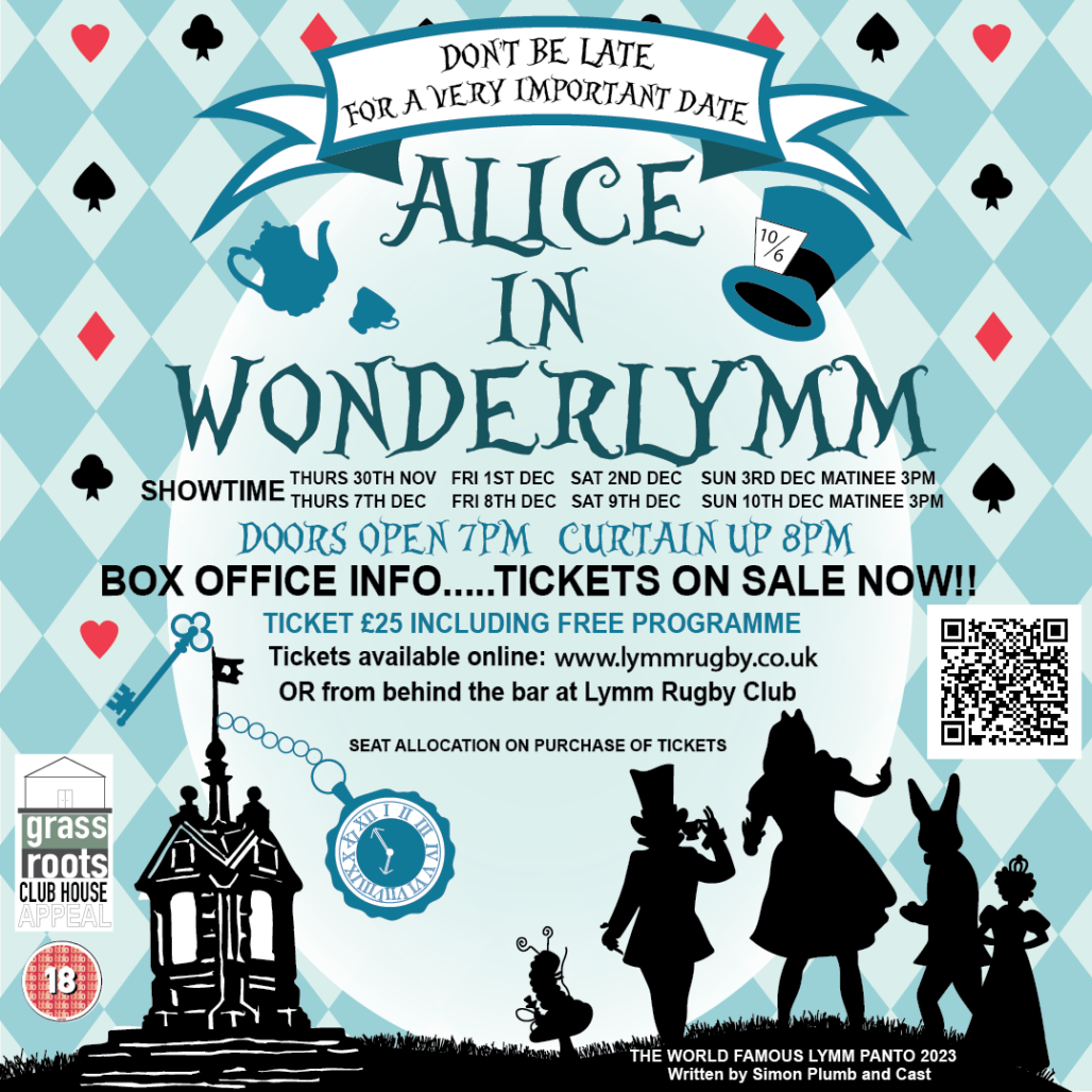 Lymm Panto - tickets still available from behind the bar! | Lymm RFC