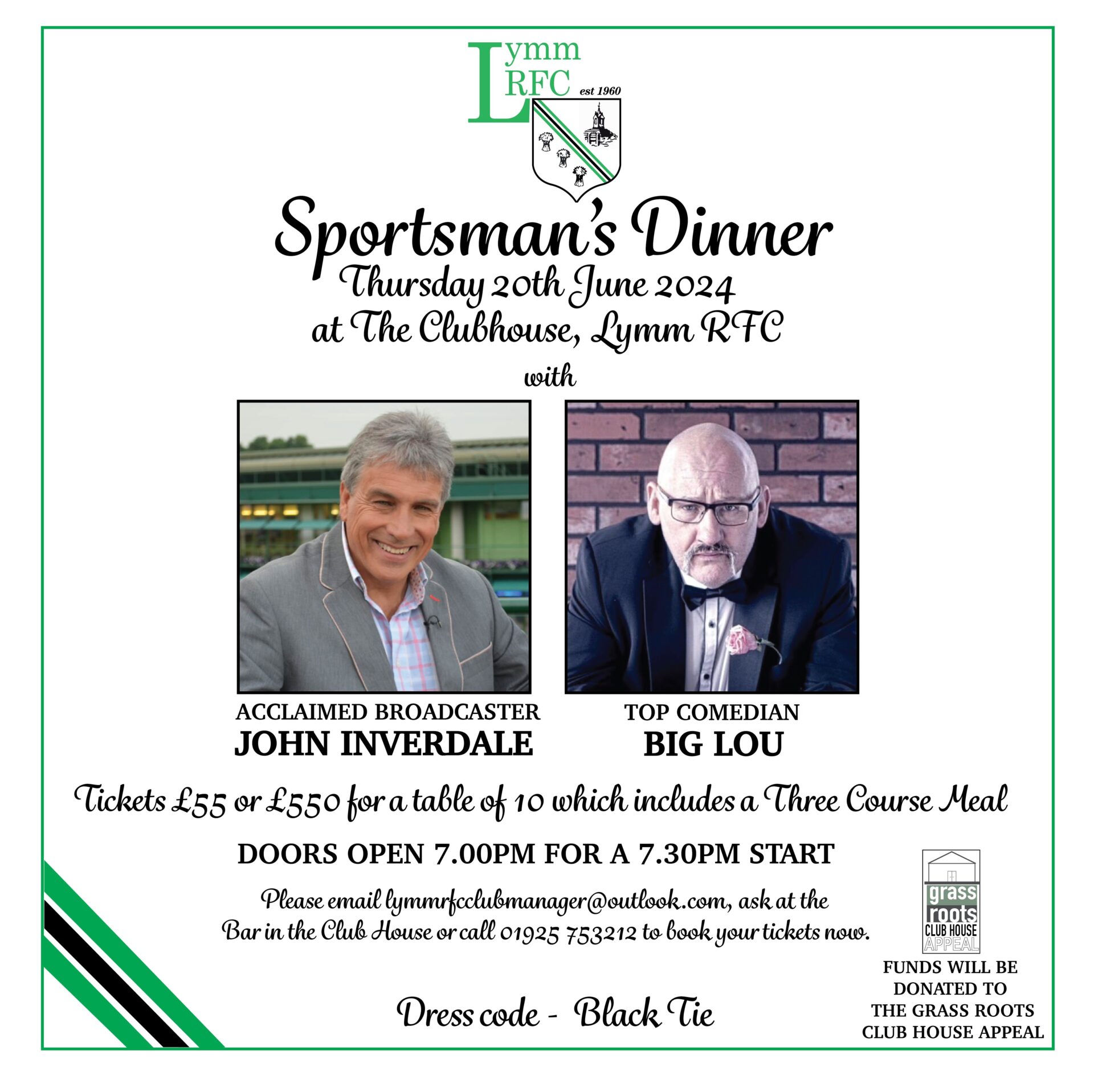 Sportsman's Dinner | Lymm RFC