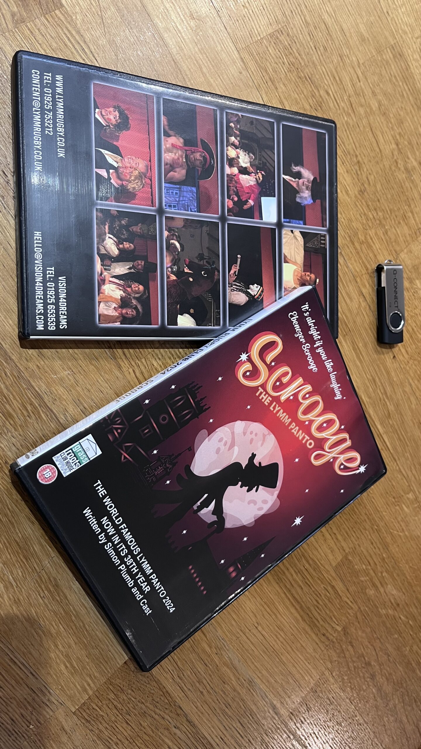 'Scrooge' Panto DVD, USB and link for sale | Lymm RFC