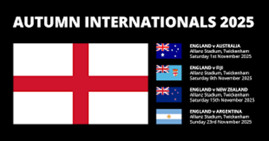 Autumn Nations 2025 - Tickets for Fixtures at Twickenham | Lymm RFC