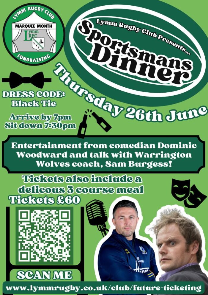 Sportsman's Dinner in the Marquee | Lymm RFC